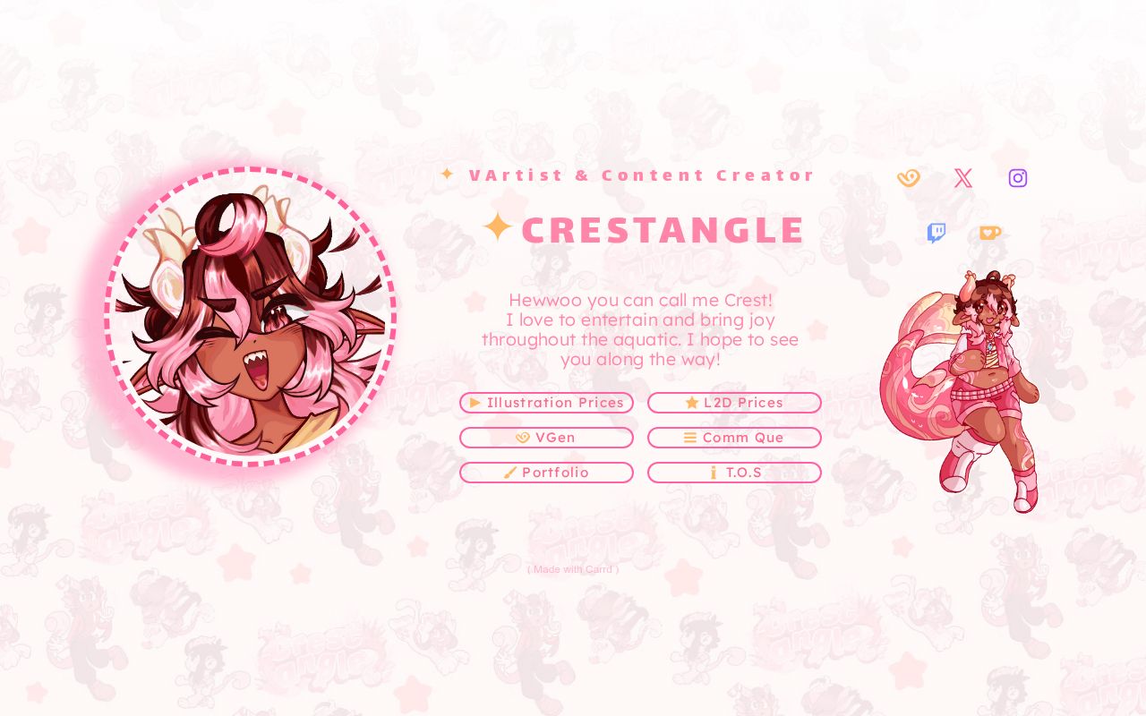 Crestangle's Website